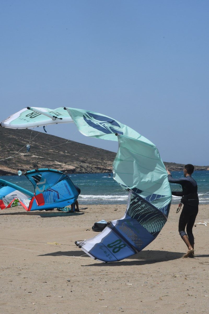 Prasonisi Beach à Rhodes, la Mecque européenne des kite-surfers