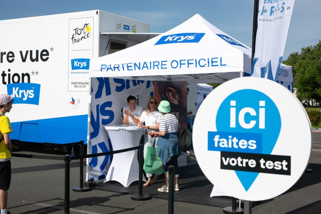 Krys voit loin sur le Tour de France