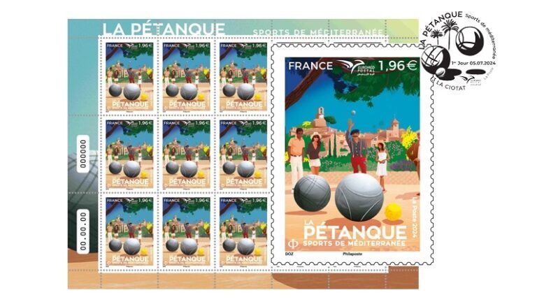 La Poste rend hommage à la pétanque, "sport à part entière"