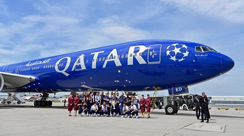 Paris célèbre le triomphe du PSG en Ligue des Champions avec Qatar Airways